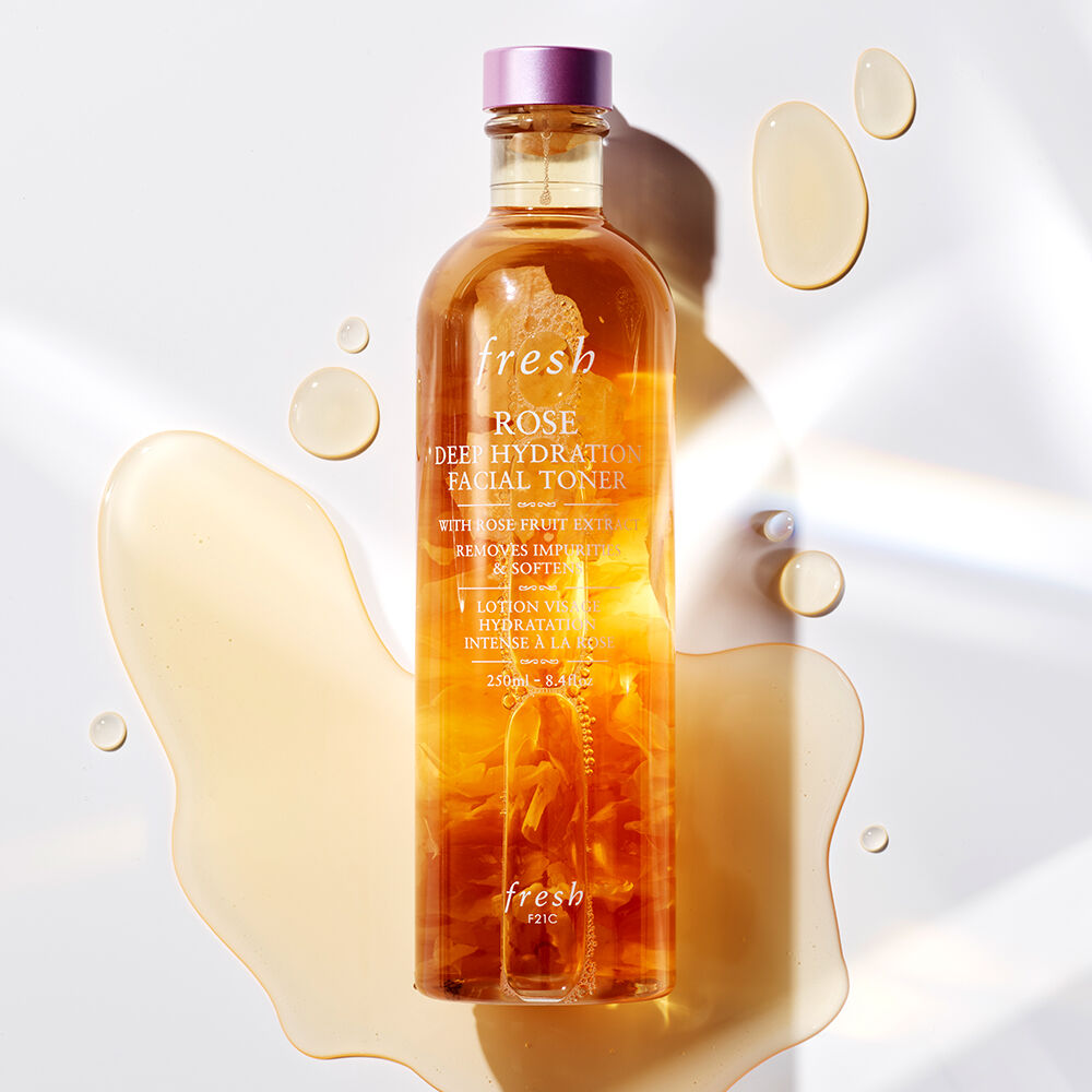 Fresh Rose Deep Hydration Facial Toner - Natural Rose Toner - Fresh